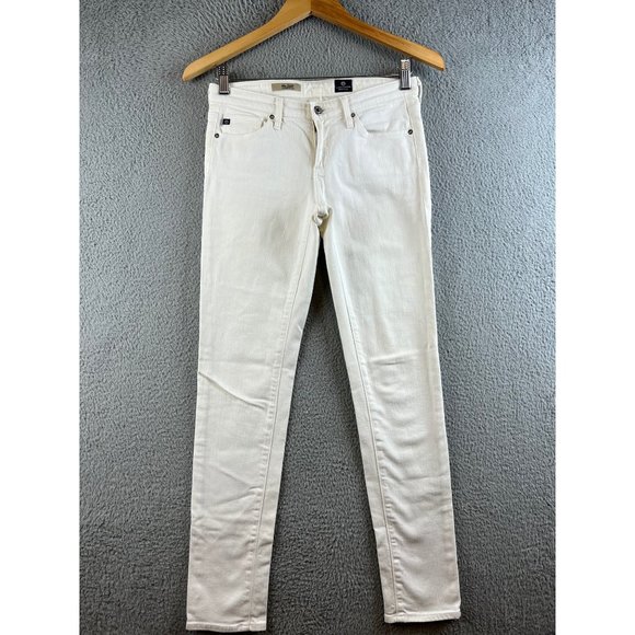 Ag Adriano Goldschmied | Jeans | Ag Adriano Goldschmied White The Stilt Cigarette Leg Jean Size ...